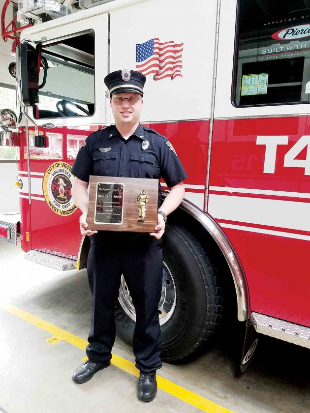 Vienna VFD honors Brad Smith as Firefighter of the Year | News, Sports ...